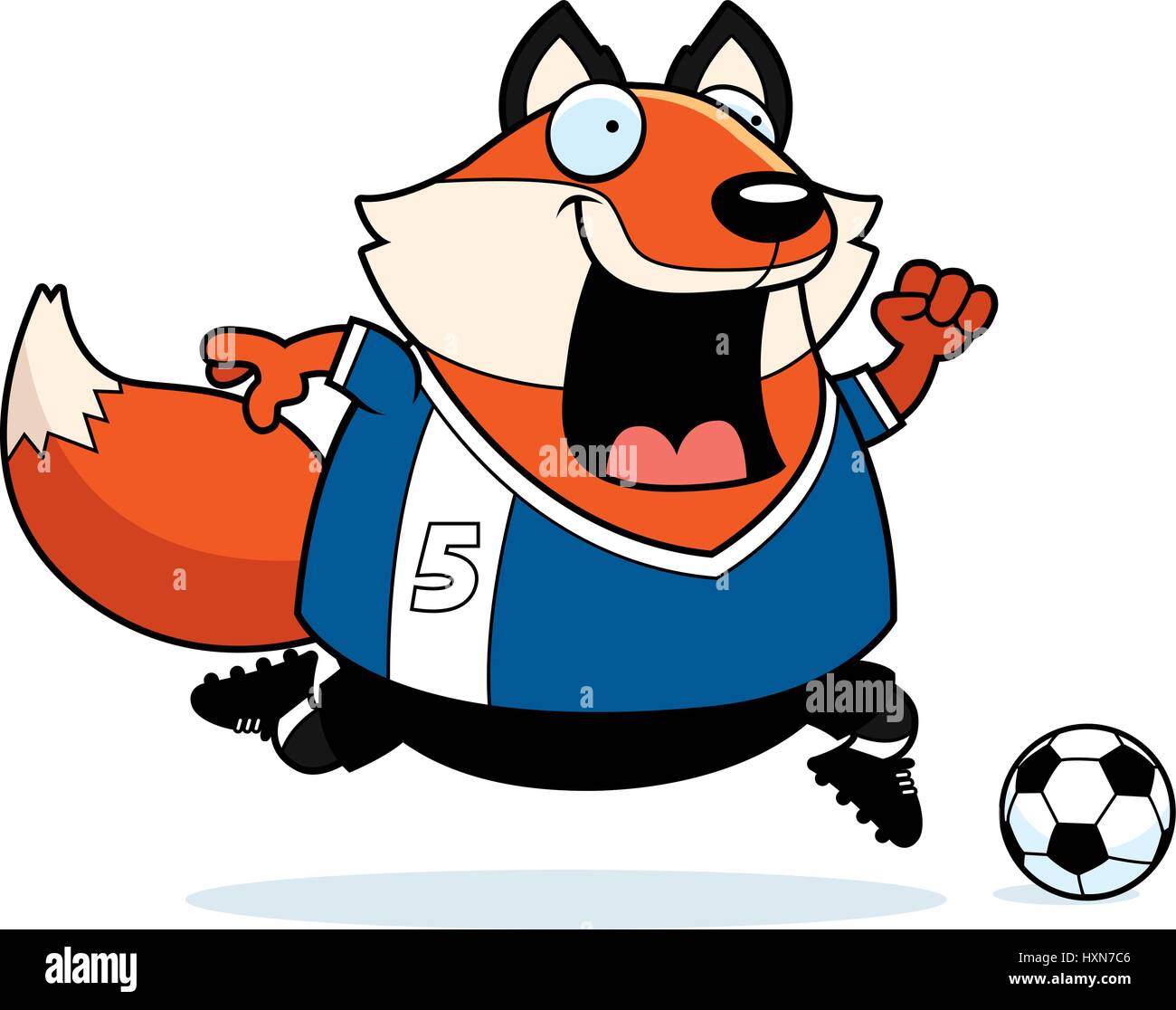 Cartoon fox running hi-res stock photography and images - Alamy