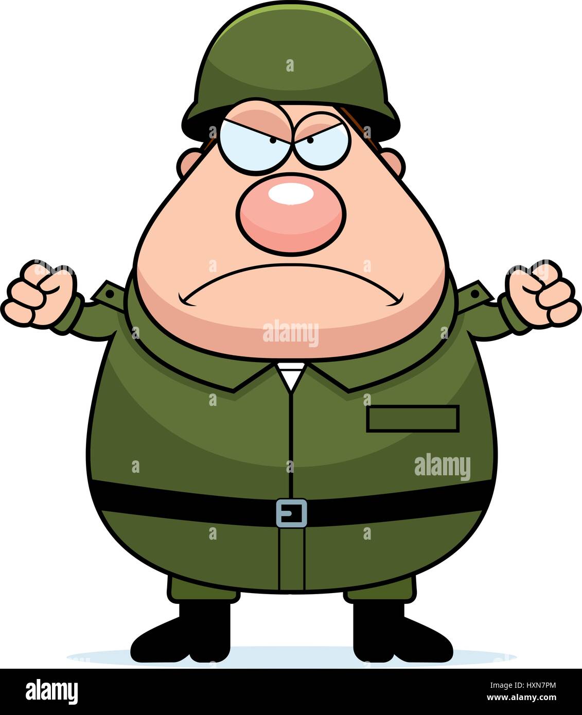 Army Sergeant Cartoon