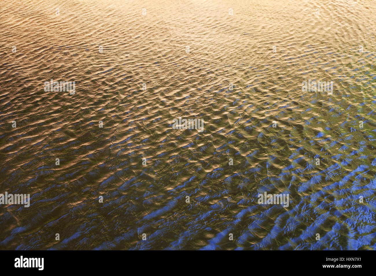 Reflections on rippled water surface Stock Photo - Alamy