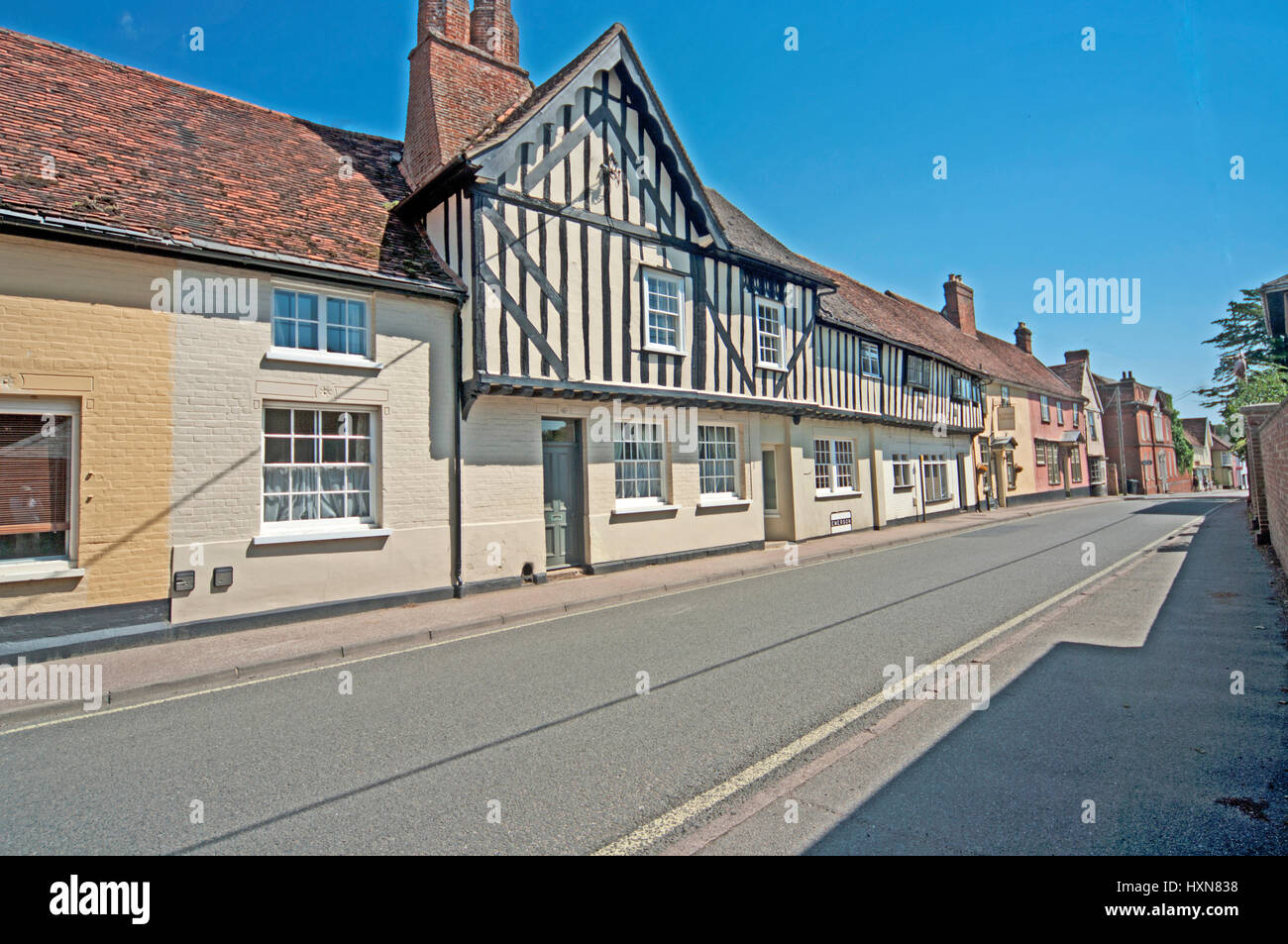 Bildeston, House, Suffolk, East Anglia Stock Photo - Alamy