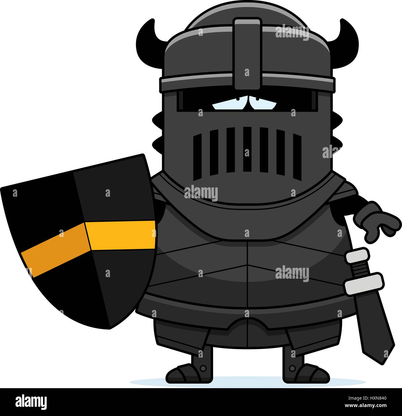 Sad knight Stock Vector Images - Alamy