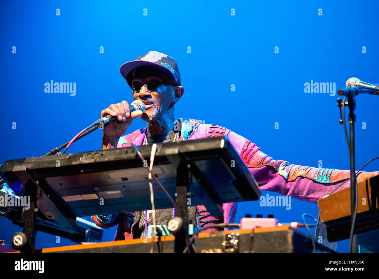 Bernie Worrell playing at MOOG Fest at Diana Wortham Theatre, Asheville ...