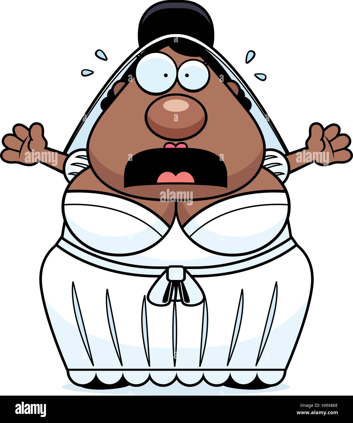 Cartoon nervous expression hi-res stock photography and images - Alamy