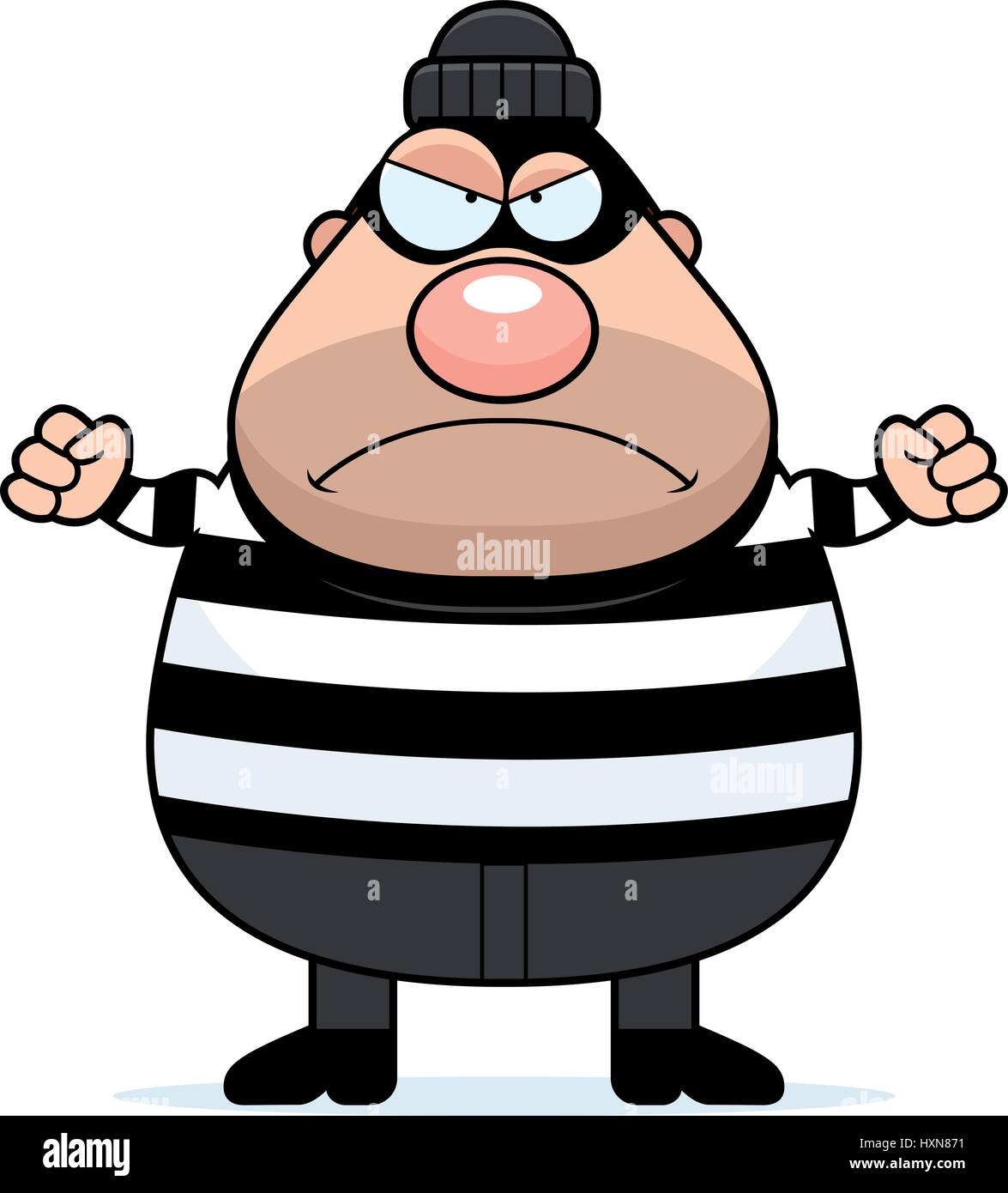 Angry robber Stock Vector Images - Alamy