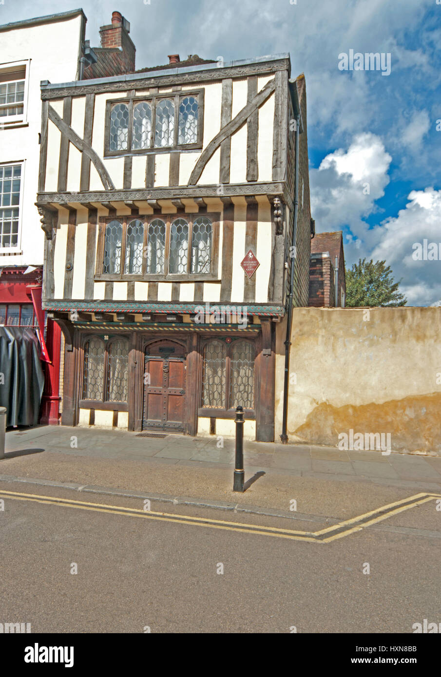 Canterbury, Old Historic Building, Timber Framed, Kent Stock Photo - Alamy