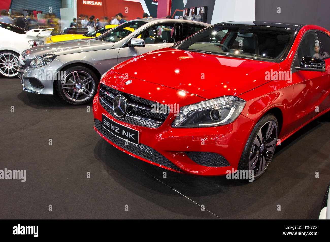 BANGKOK - JUNE 23 : BENZ show at the second Bangkok International Auto ...