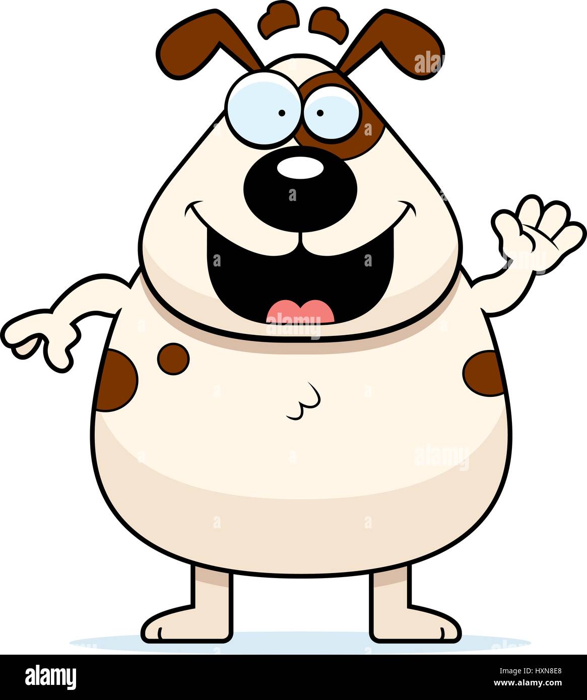 Dog waving Stock Vector Images - Alamy