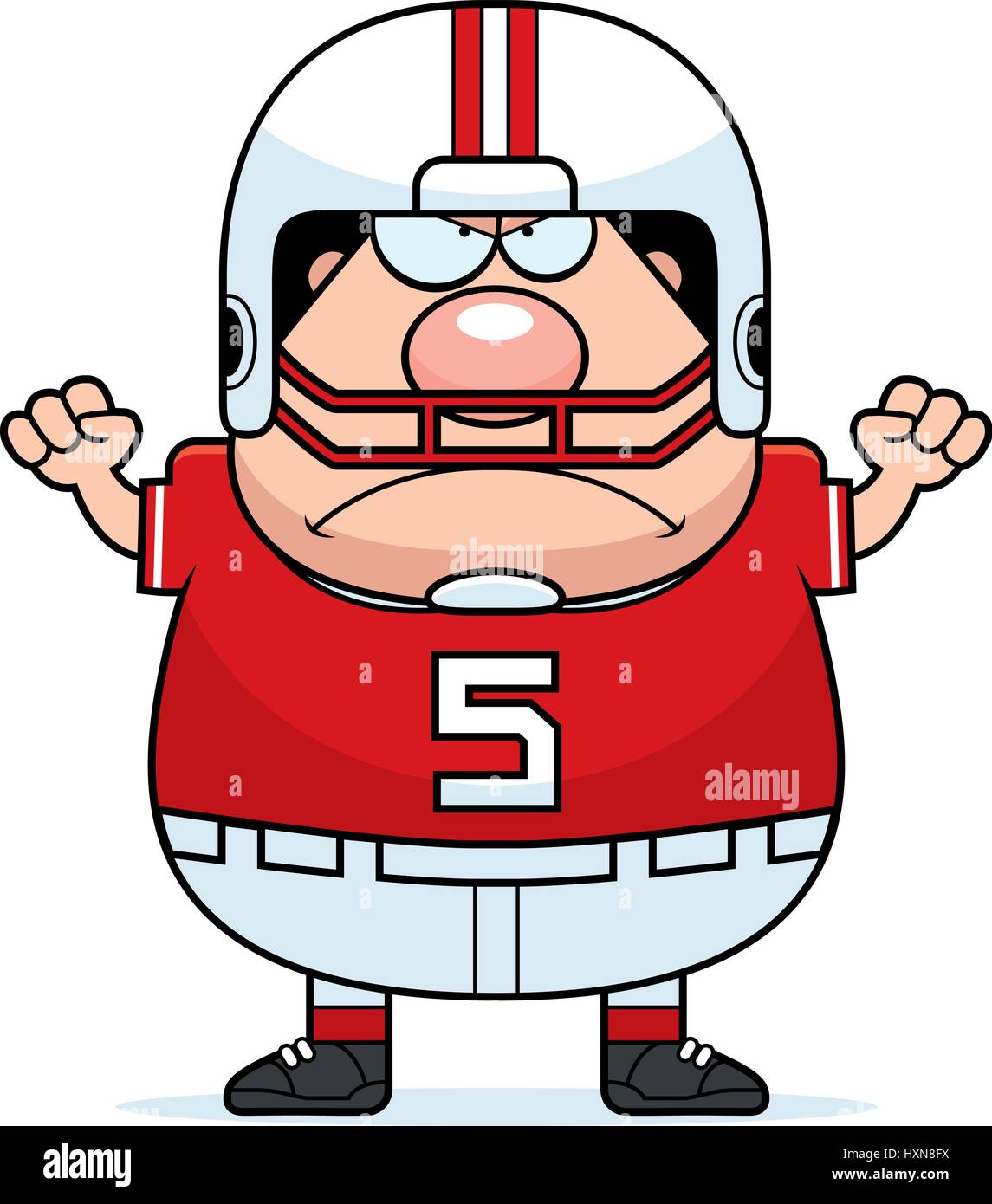 Angry football Stock Vector Images - Alamy