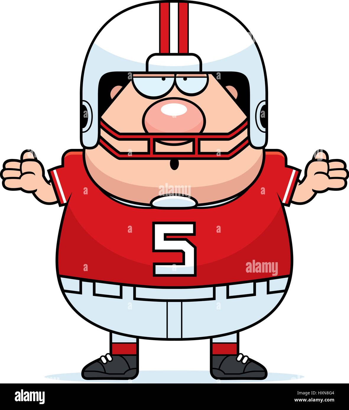 Confused football player hi-res stock photography and images - Alamy