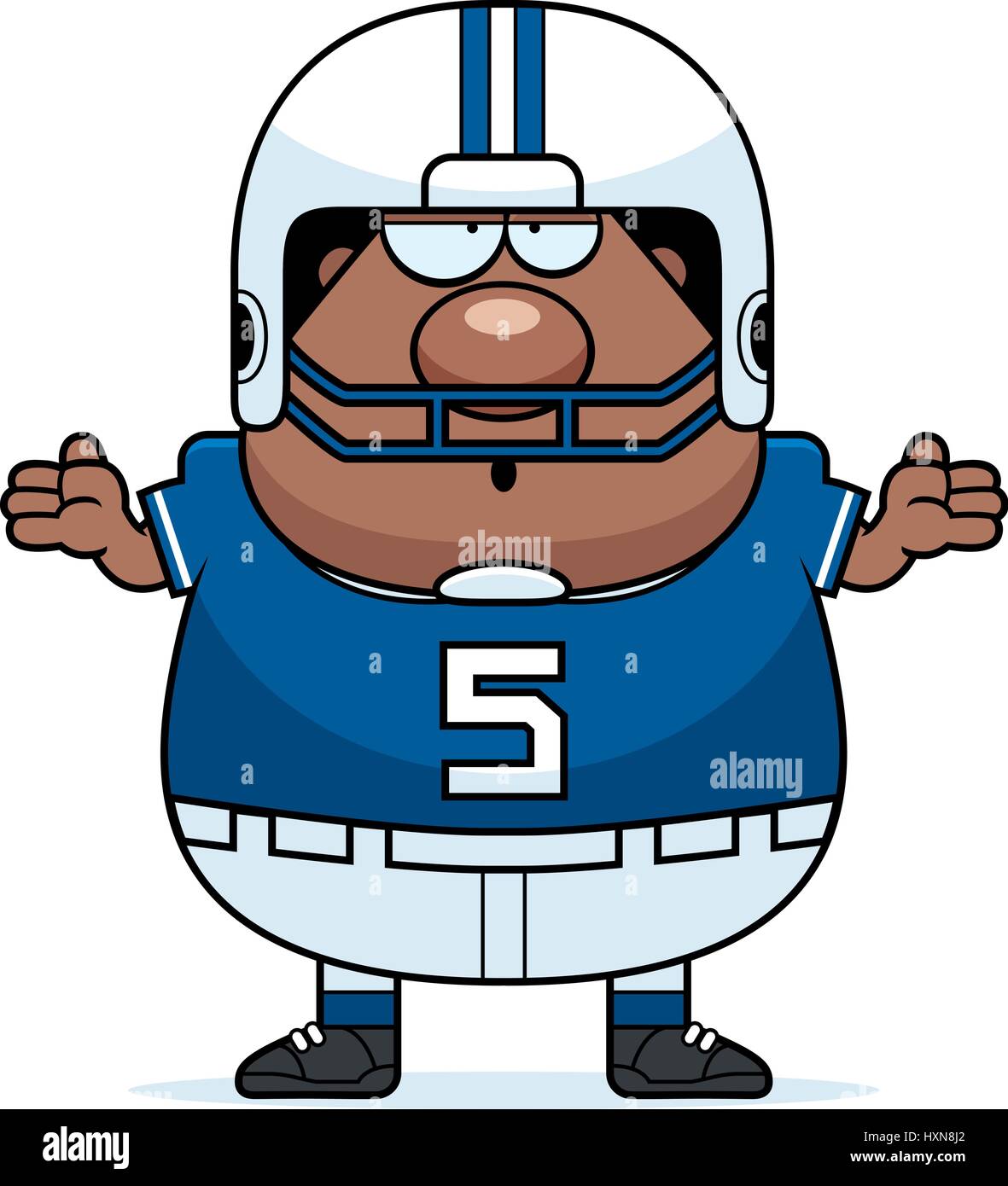 Confused football player hi-res stock photography and images - Alamy