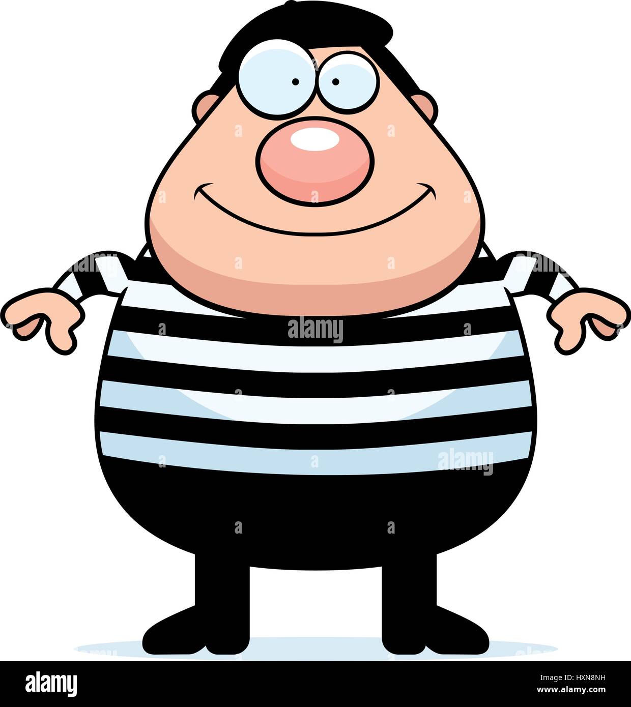 A cartoon illustration of a Frenchman standing and smiling Stock Vector ...