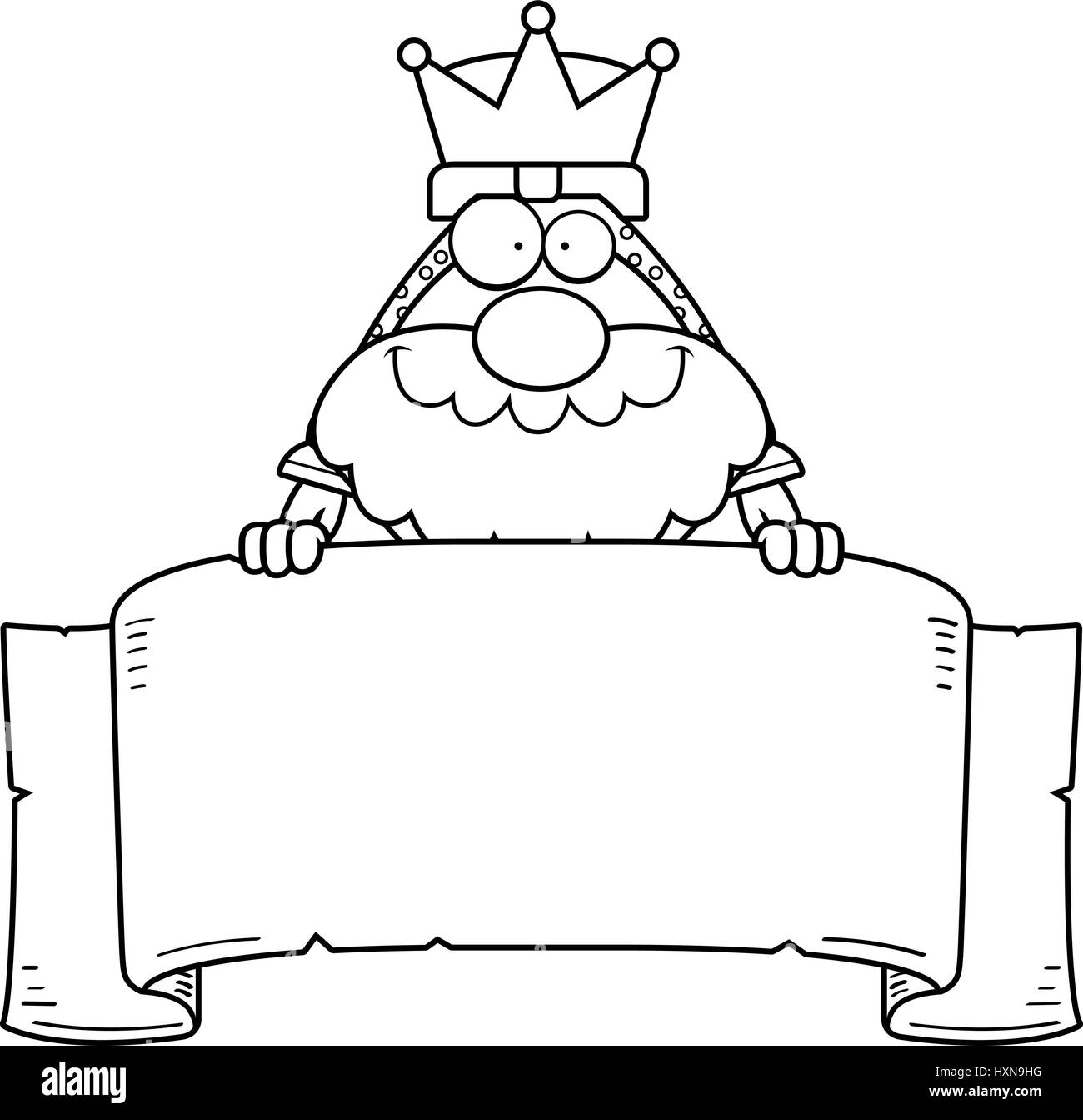 Medieval king cartoon clipart Stock Vector Images - Alamy