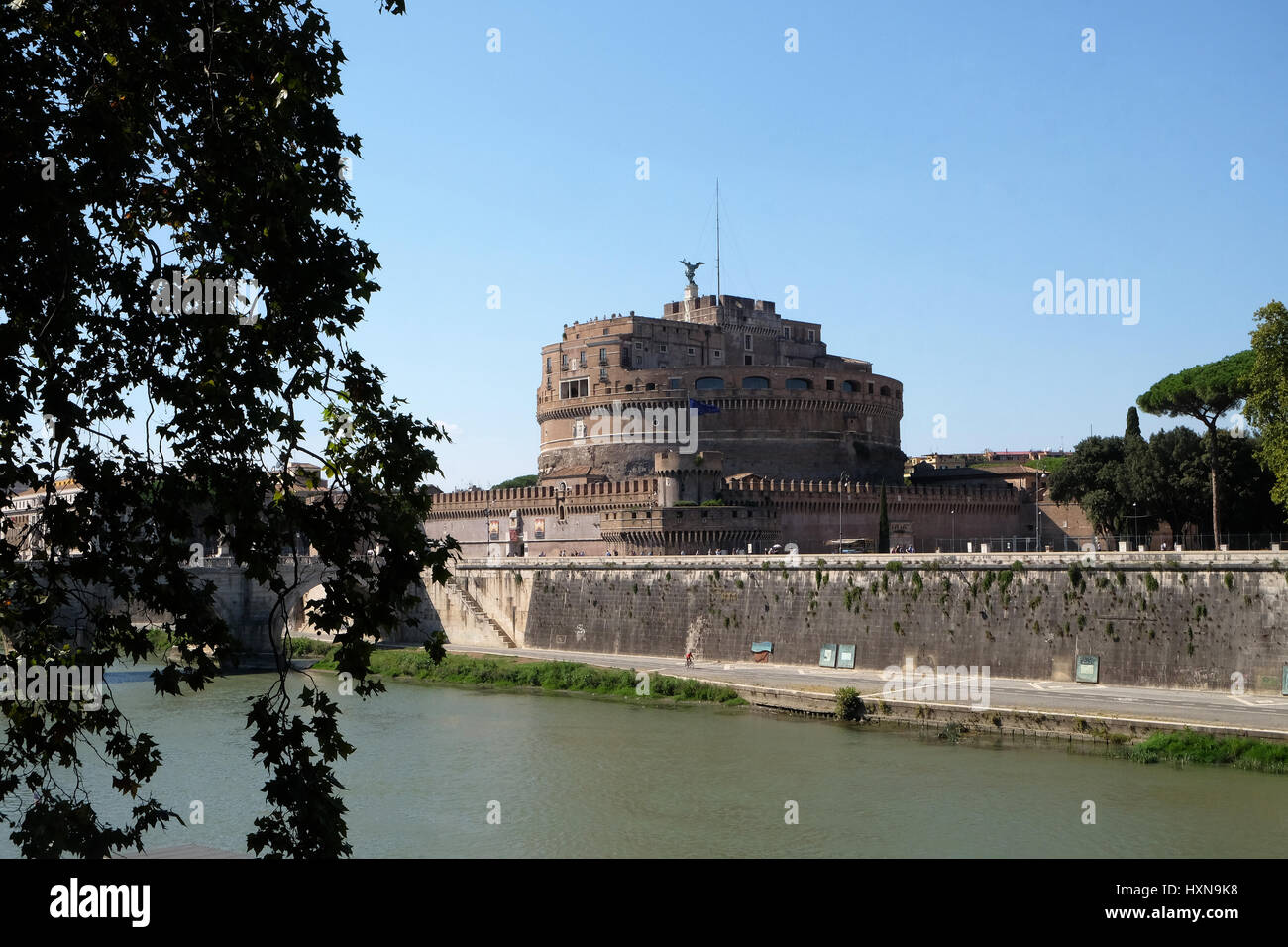 The Mausoleum of Hadrian, usually known as the Castel Sant'Angelo in ...