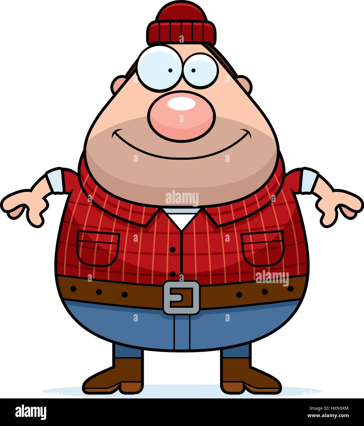 Lumberjack Cartoon Character