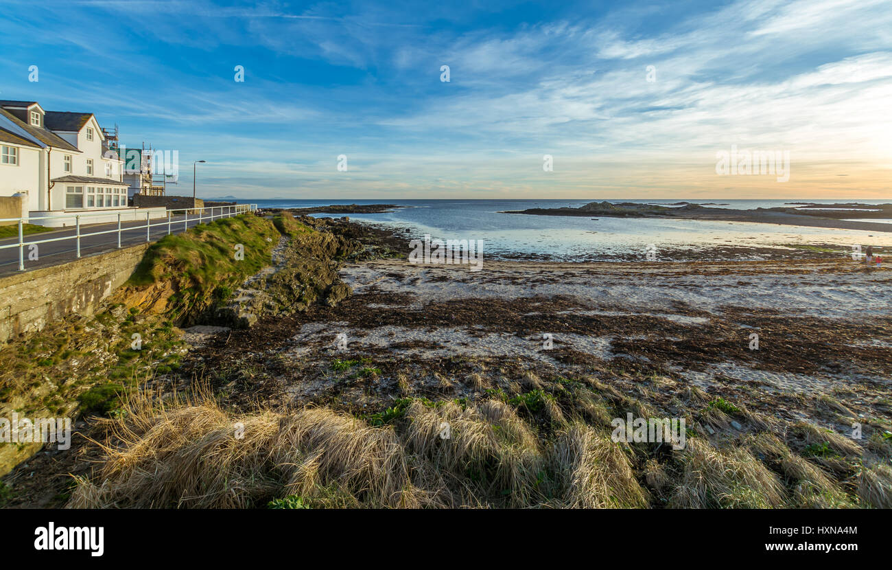 Sunset at Rhosneigr, Anglesey Stock Photo - Alamy