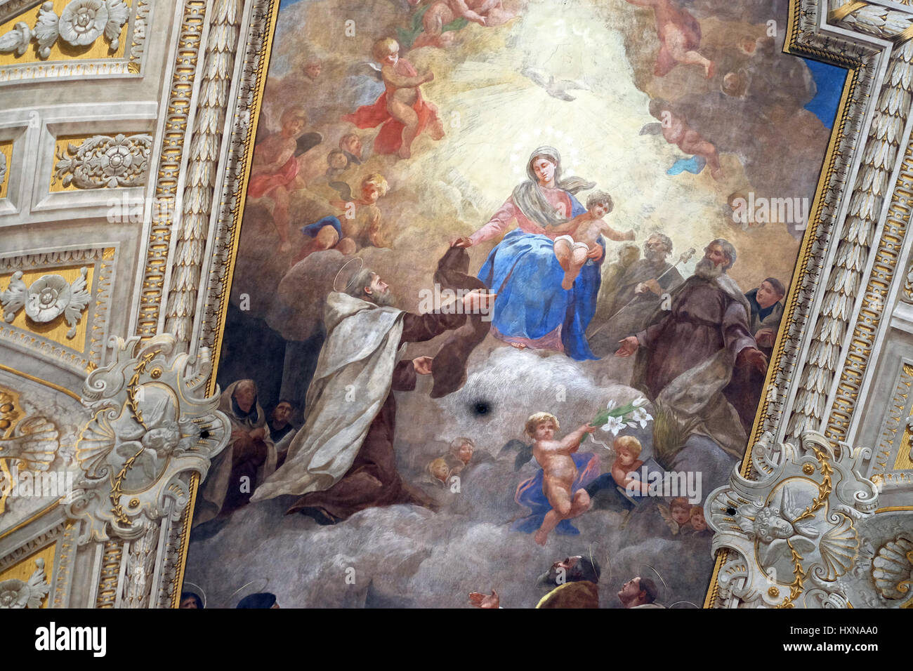 Church of the jesus ceiling rome hi-res stock photography and images ...