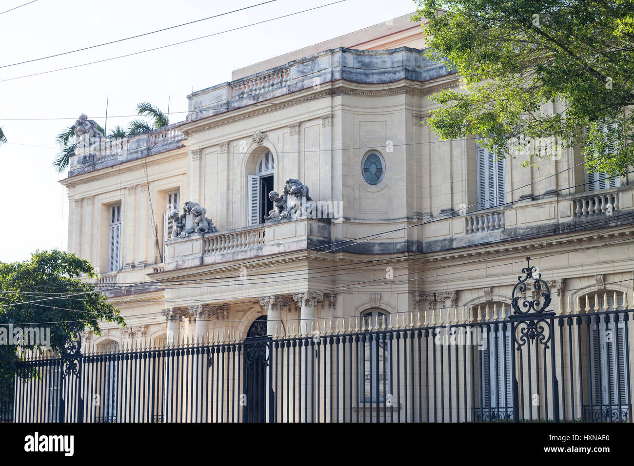 Museum of Decorative Arts in downtown Havana, Cuba Stock Photo - Alamy