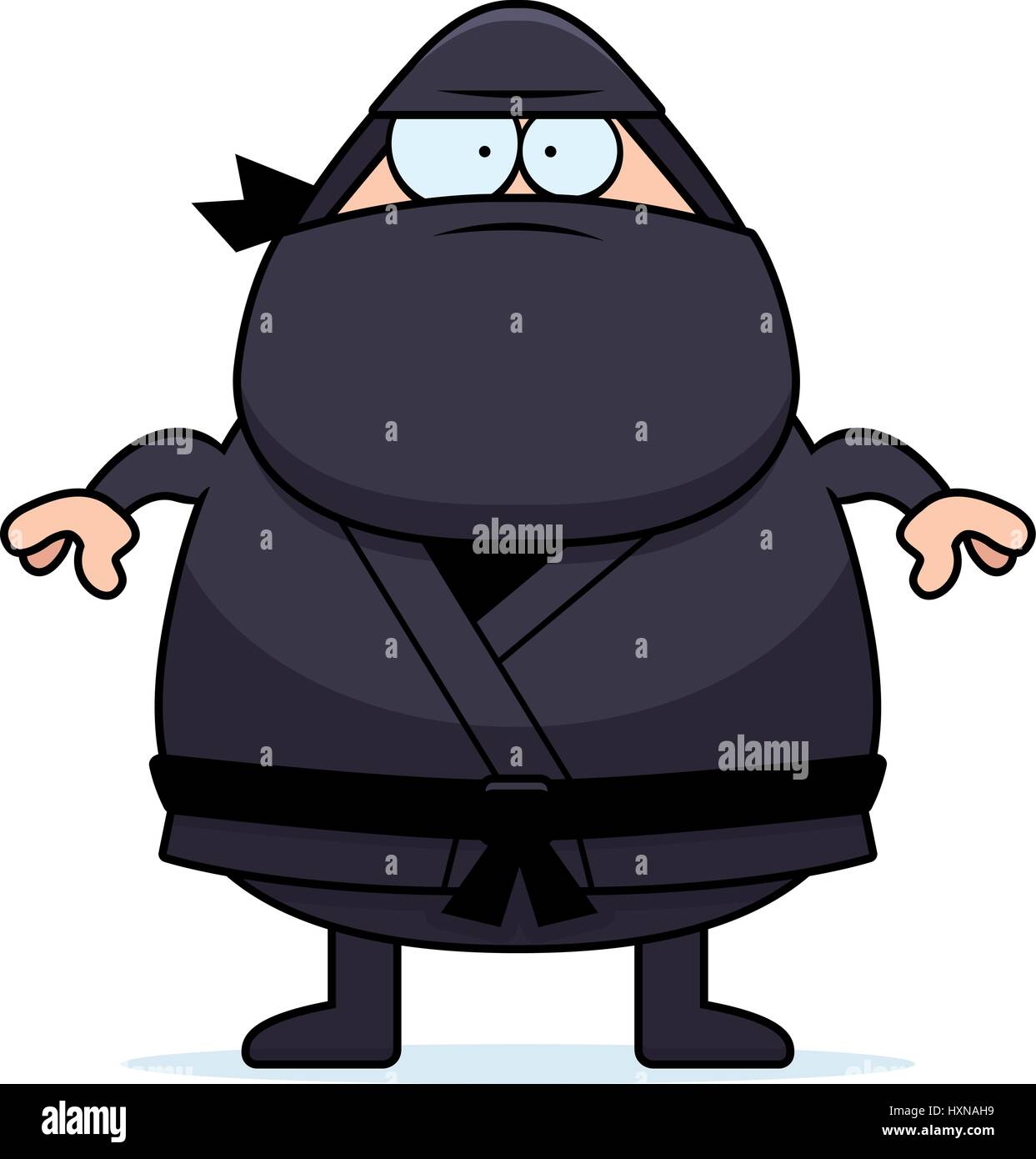 A cartoon illustration of a ninja standing Stock Vector Image & Art - Alamy