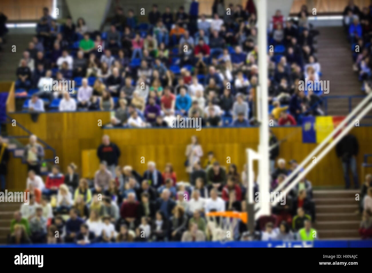 Blurred Background Crowd People Stadium High Resolution Stock ...