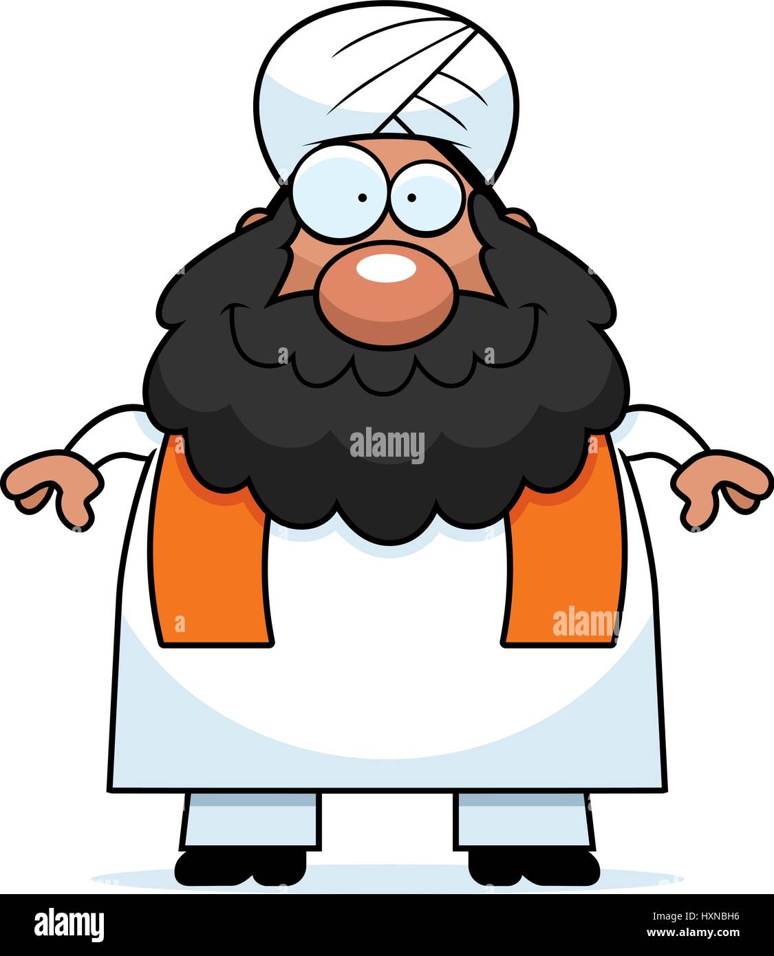 A cartoon illustration of a Sikh smiling Stock Vector Image & Art - Alamy