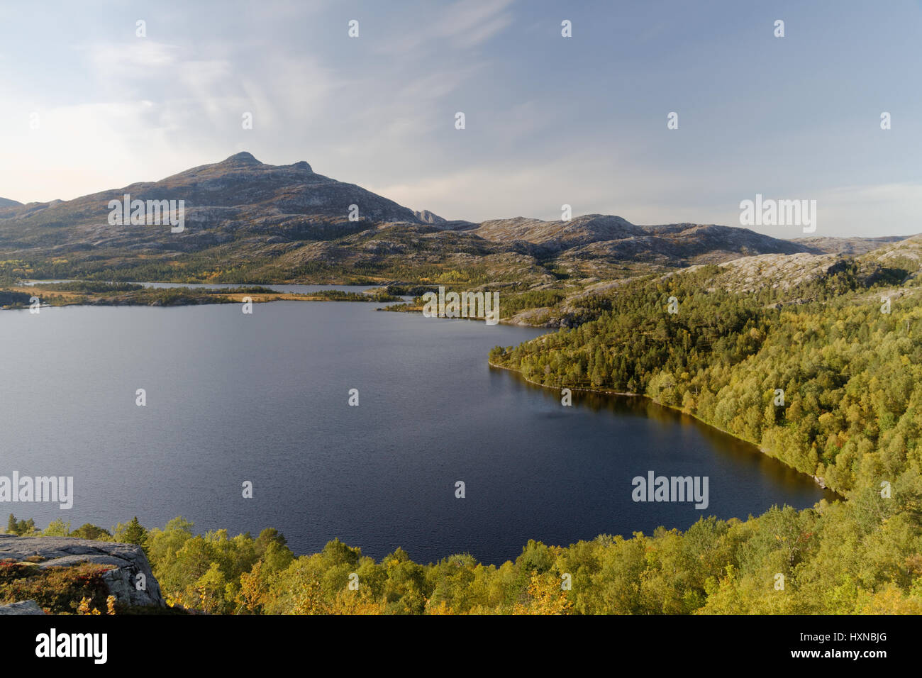 Landscape in Heggmoen, close to Bodø, northern Norway Stock Photo - Alamy