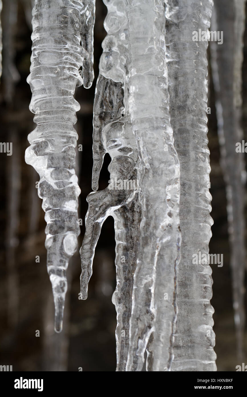 Ice hanging down Stock Photo - Alamy