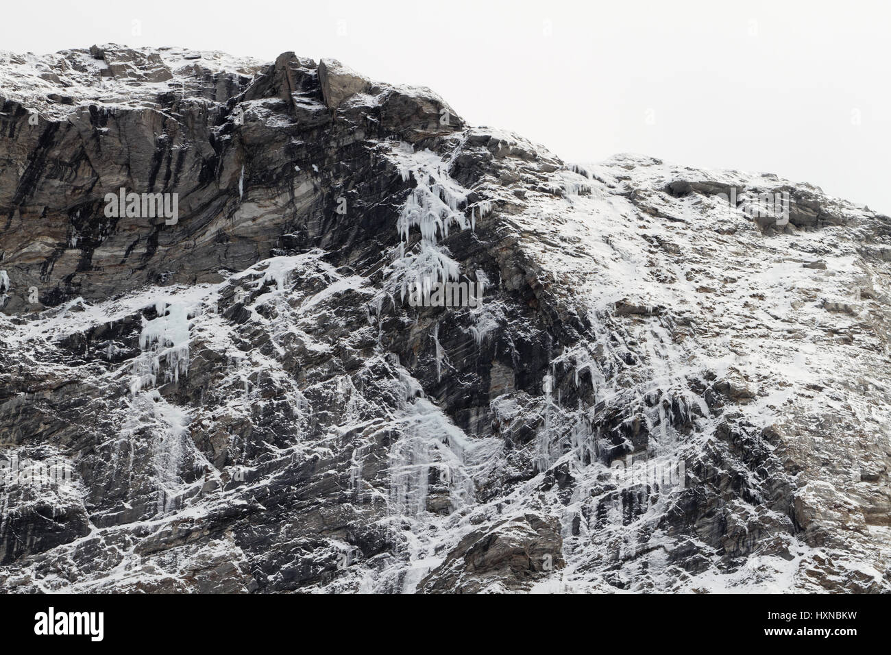 Ice hanging down a hill hi-res stock photography and images - Alamy