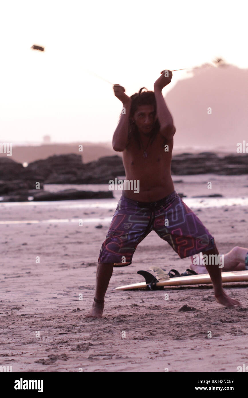 Nicaragua beach tourists hi-res stock photography and images - Alamy