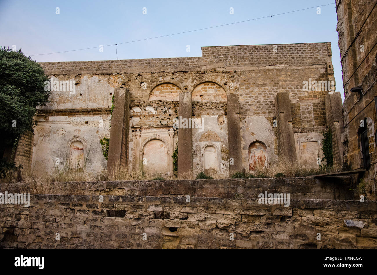 Old ruins of Partanna, Sicily Stock Photo - Alamy