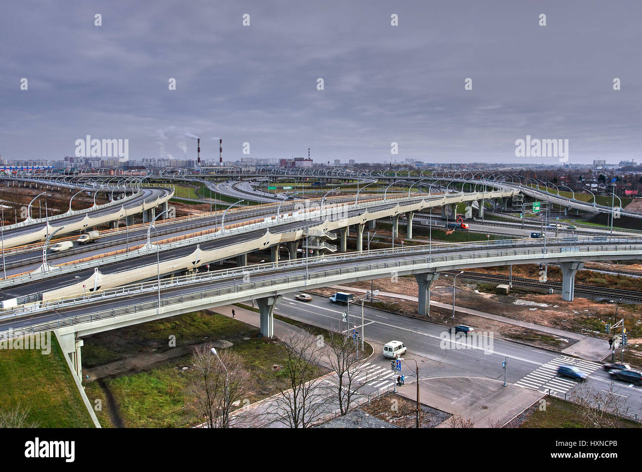 Flyover Interchange Stock Photos & Flyover Interchange Stock Images - Alamy