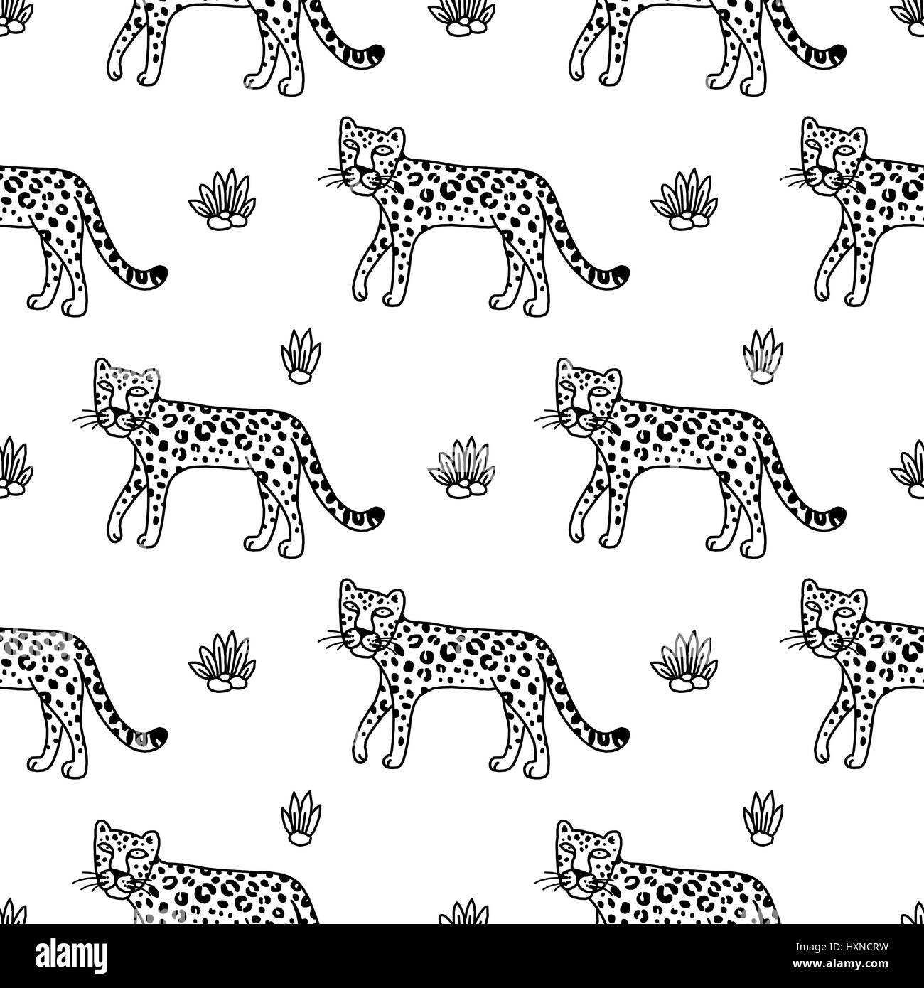 illustration of leopard, graphic vector animal Stock Vector Image & Art ...