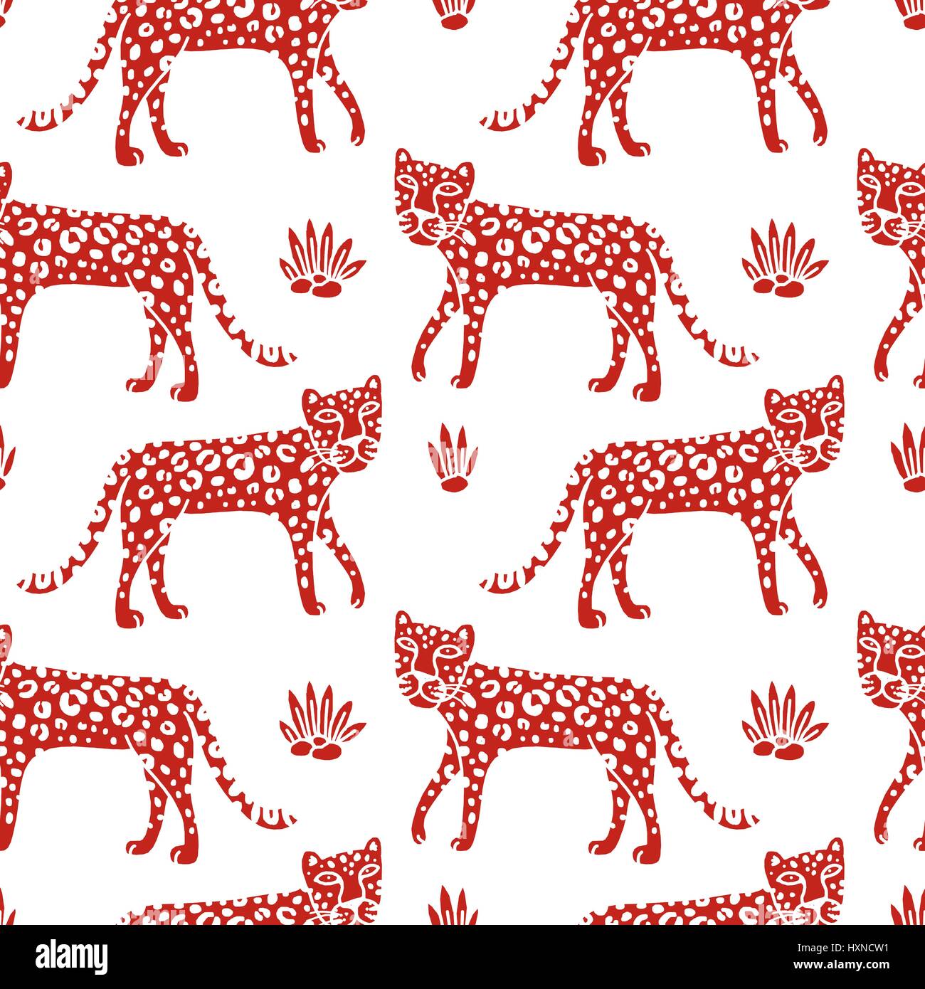 illustration of leopard, graphic vector animal Stock Vector Image & Art ...