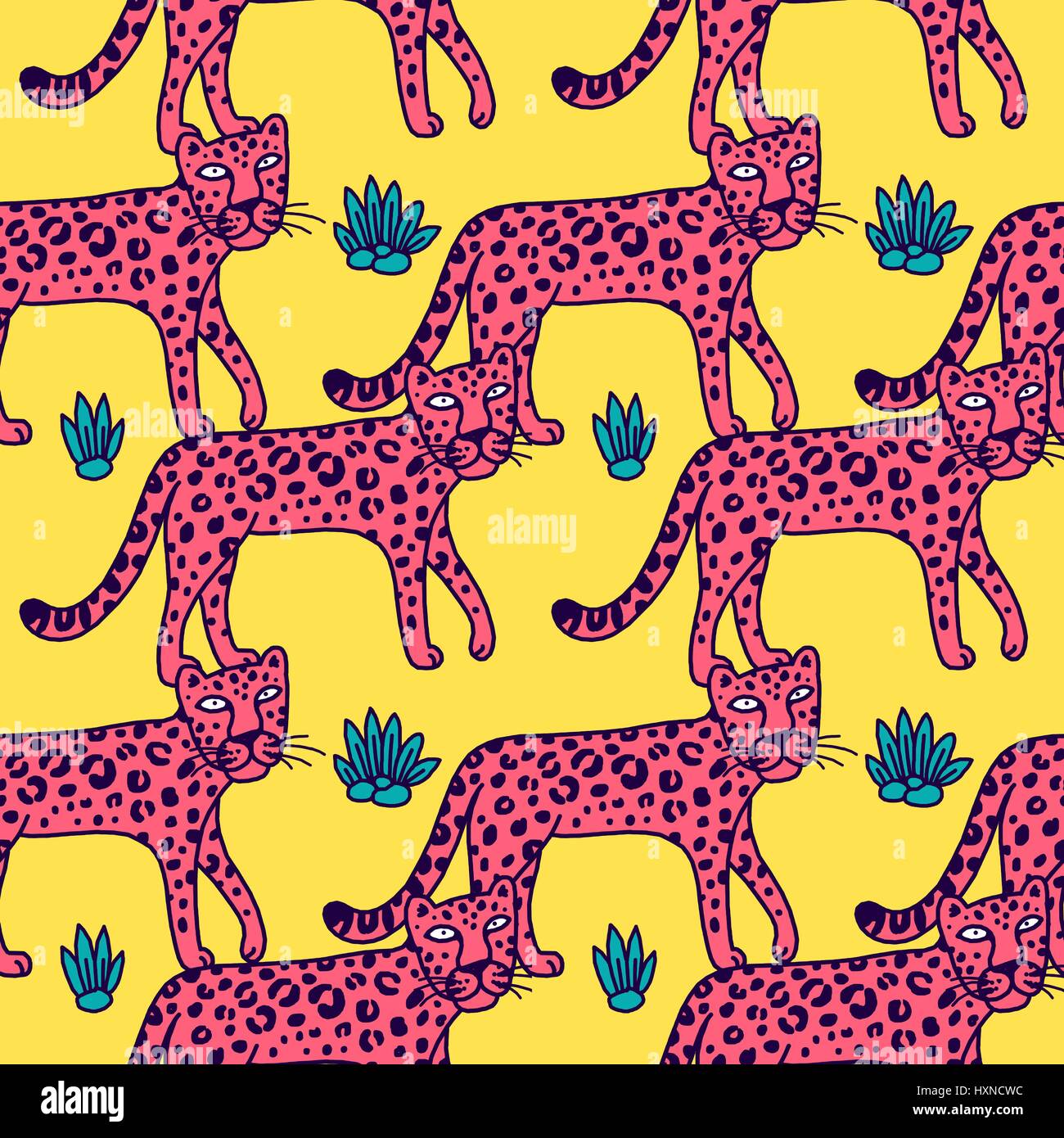 illustration of leopard, graphic vector animal Stock Vector Image & Art ...