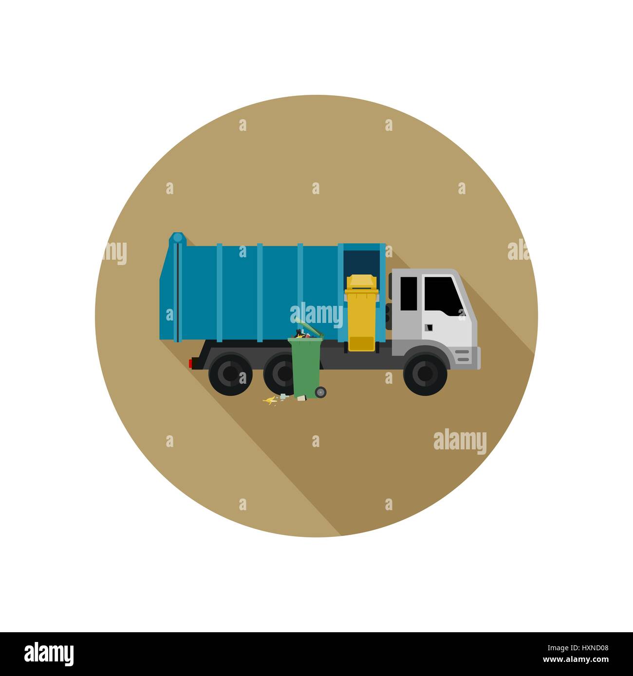 Car garbage Stock Vector Images - Alamy