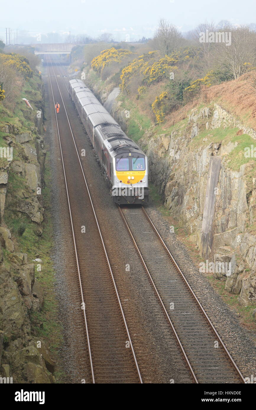 Ireland train belfast dublin border hi-res stock photography and images ...