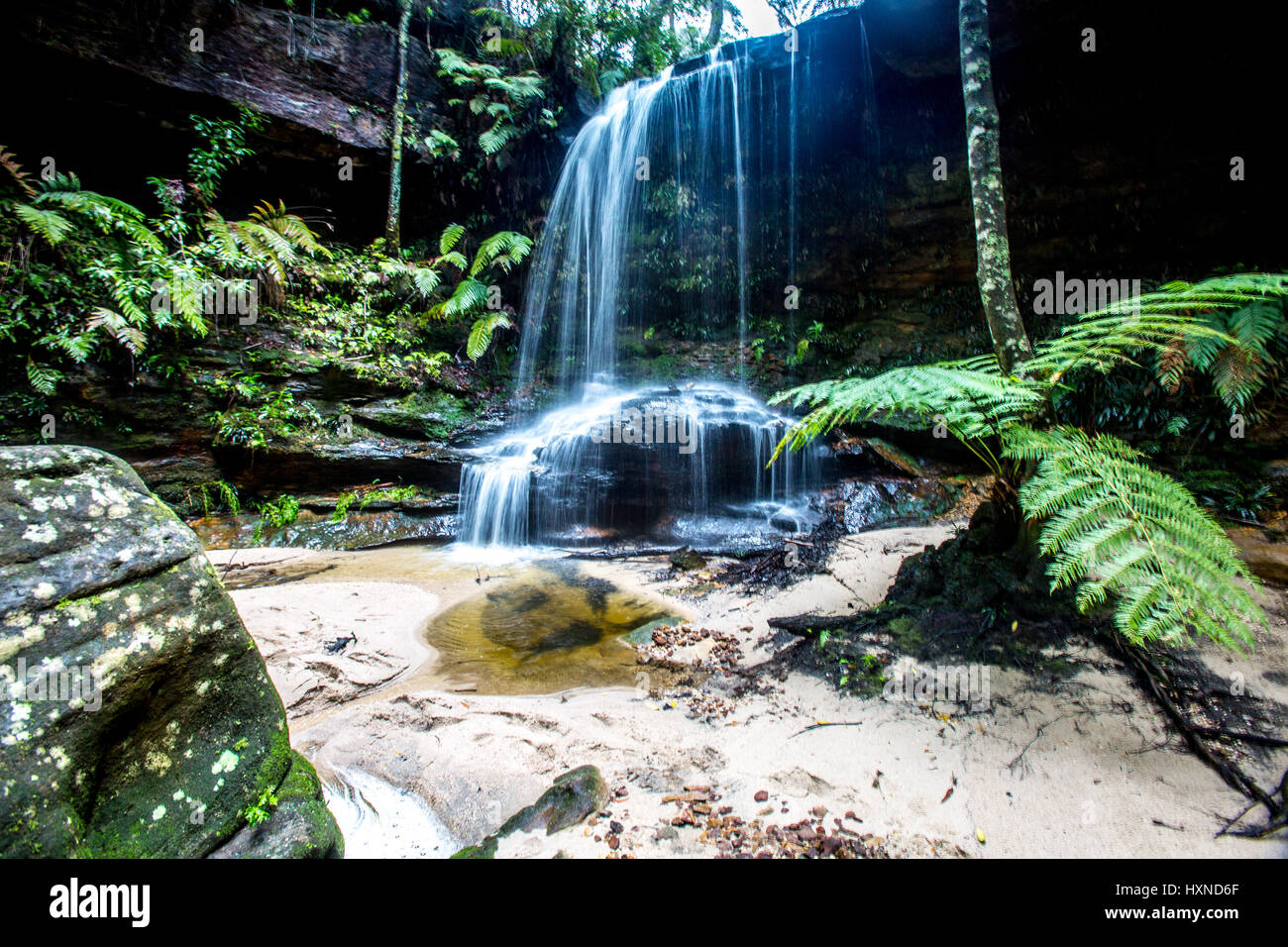 Burgess Falls in Hazelbrook,Blue mountains national park,new south ...