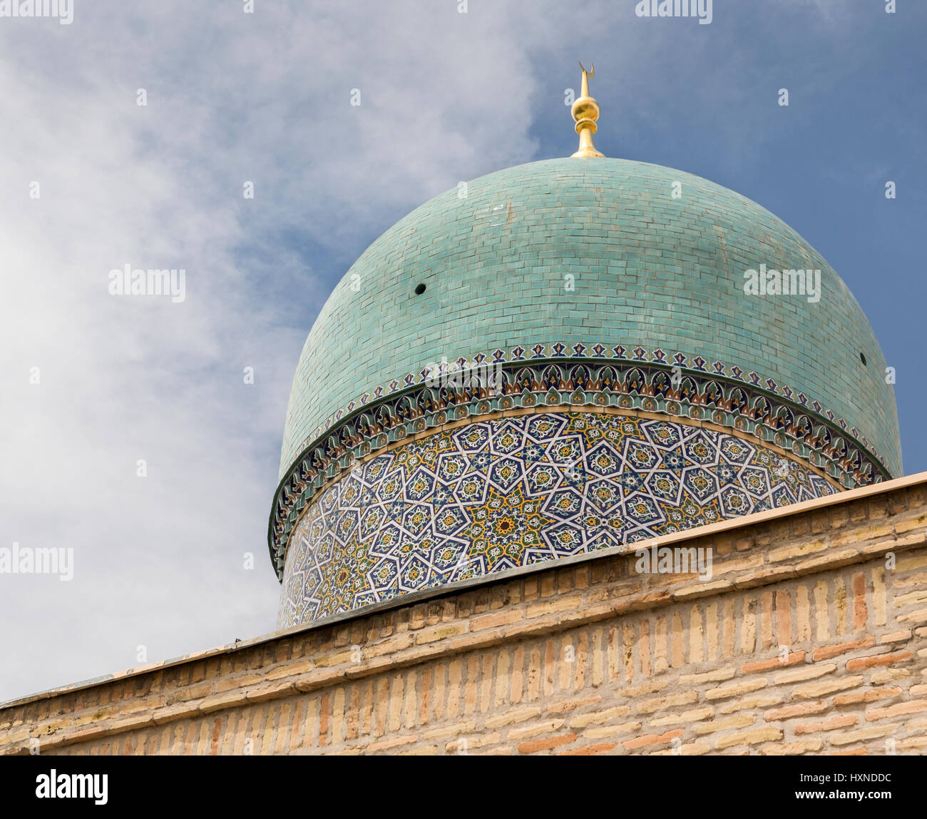 Dome of Barak Khan Medressa, Tashkent, Uzbekistan Stock Photo - Alamy