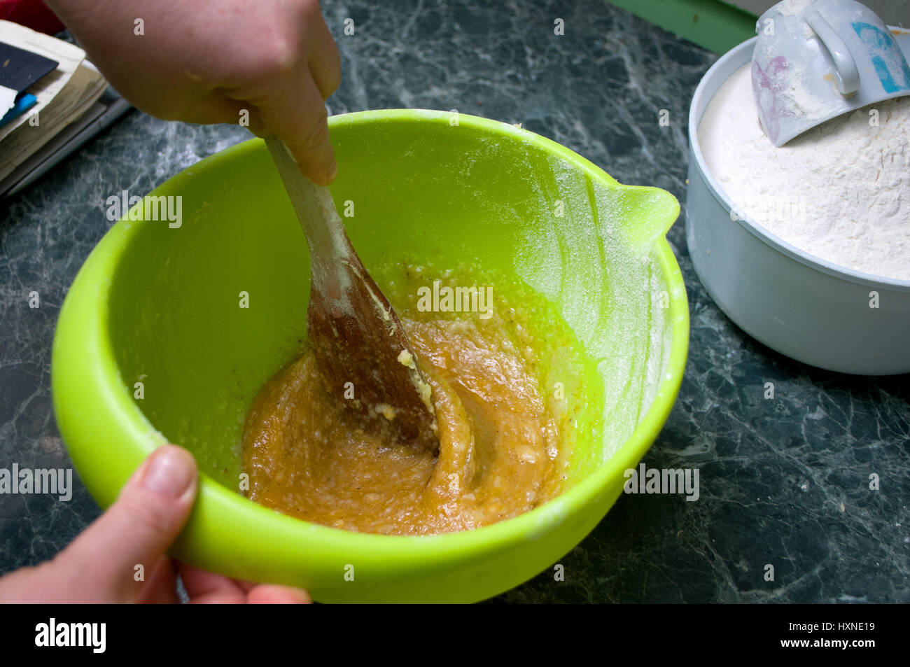 Gingerbread mixing hi-res stock photography and images - Alamy