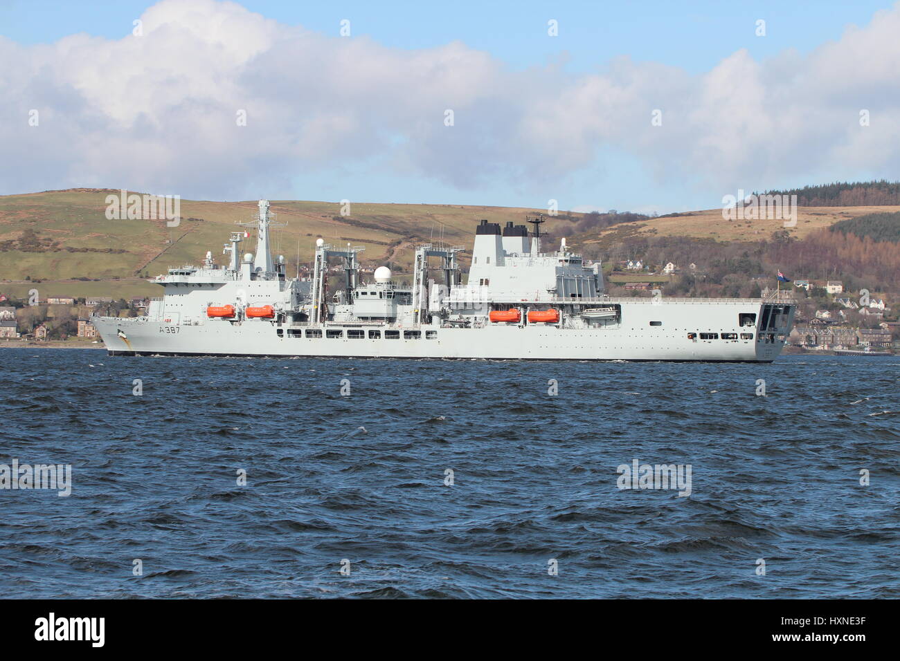 RFA Fort Victoria (A387), a Fort Victoria-class multi-role ...