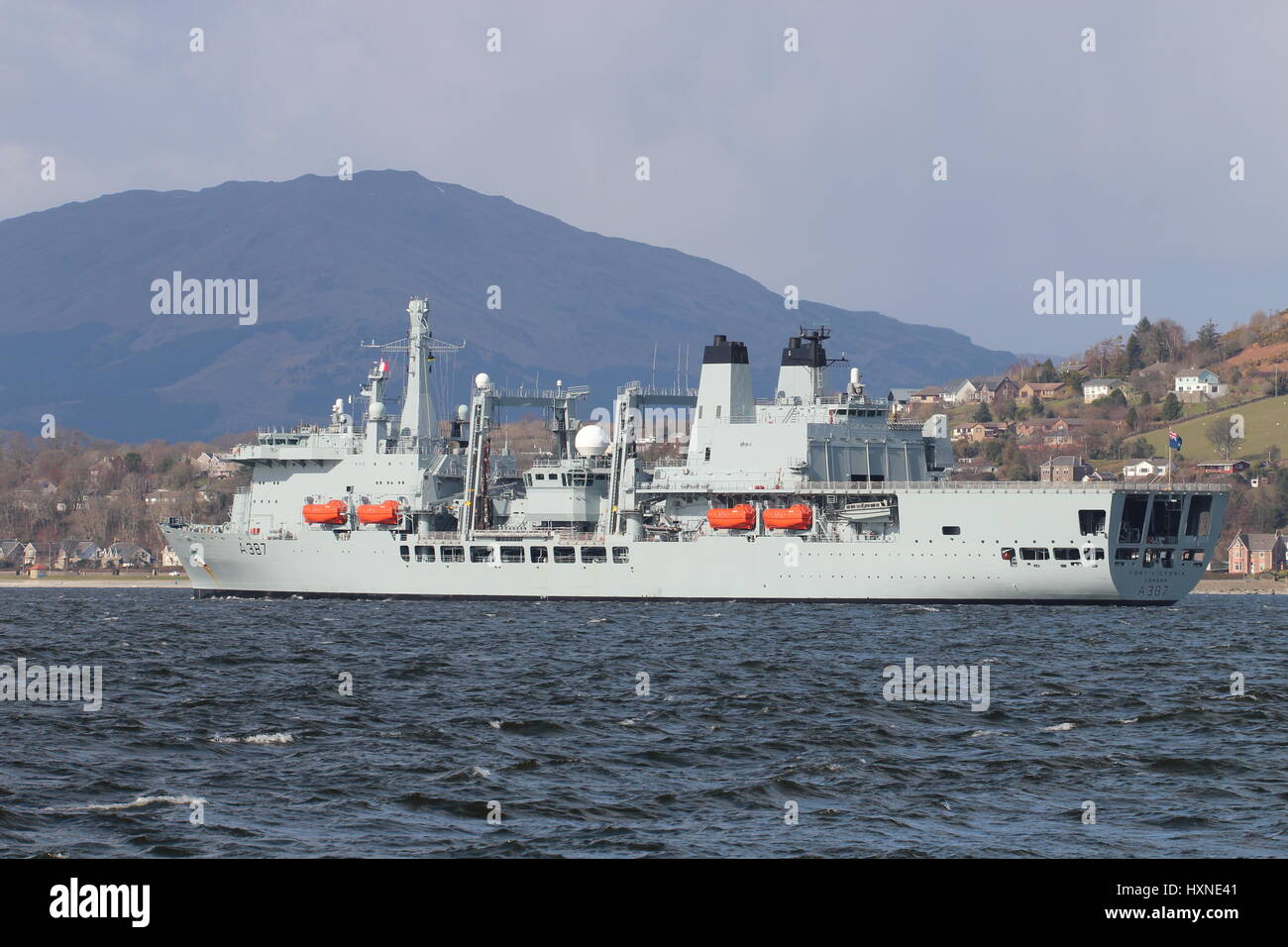 RFA Fort Victoria (A387), a Fort Victoria-class multi-role ...