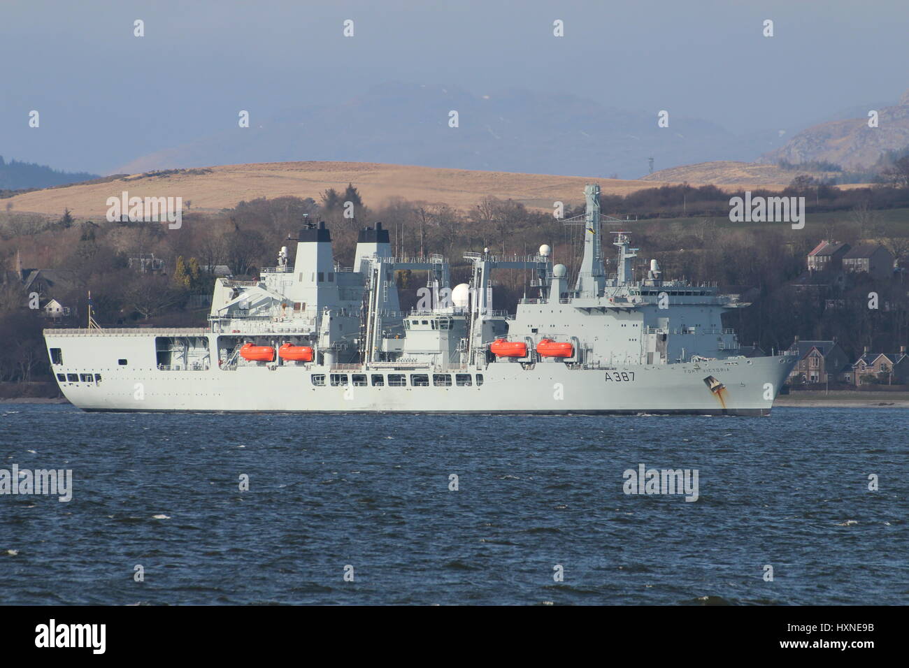 RFA Fort Victoria (A387), a Fort Victoria-class multi-role ...
