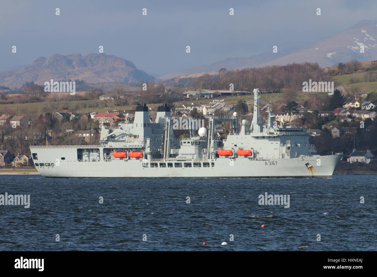 RFA Fort Victoria (A387), a Fort Victoria-class multi-role ...