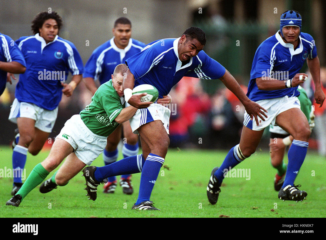 KITIONA VILIAMU PETER STRINGER IRELAND V SAMOA RU LANSDOWNE ROAD DUBLIN ...