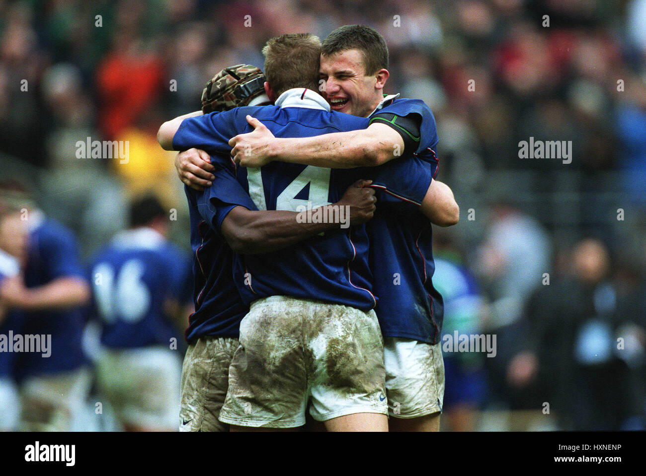 BETSEN TRAILLE & ROUGERIE FRANCE V ENGLAND PARIS STADE DE FRANCE 02 ...