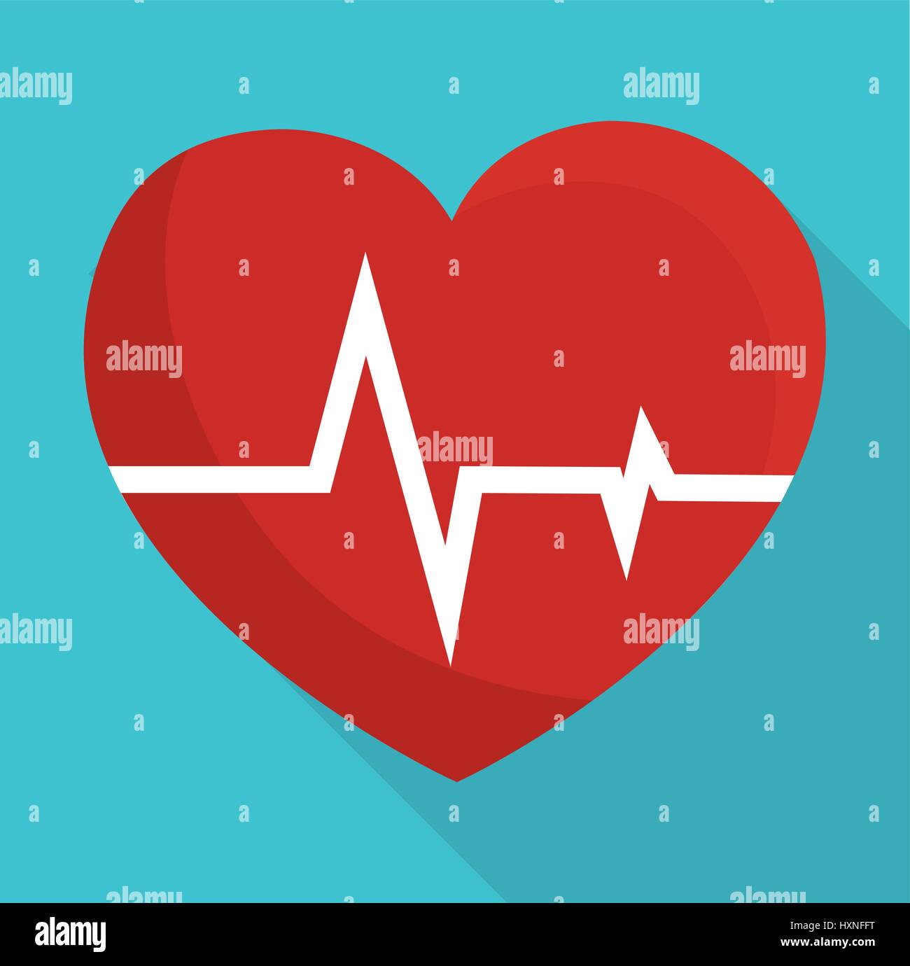 cardio heart icon Stock Vector Image & Art - Alamy