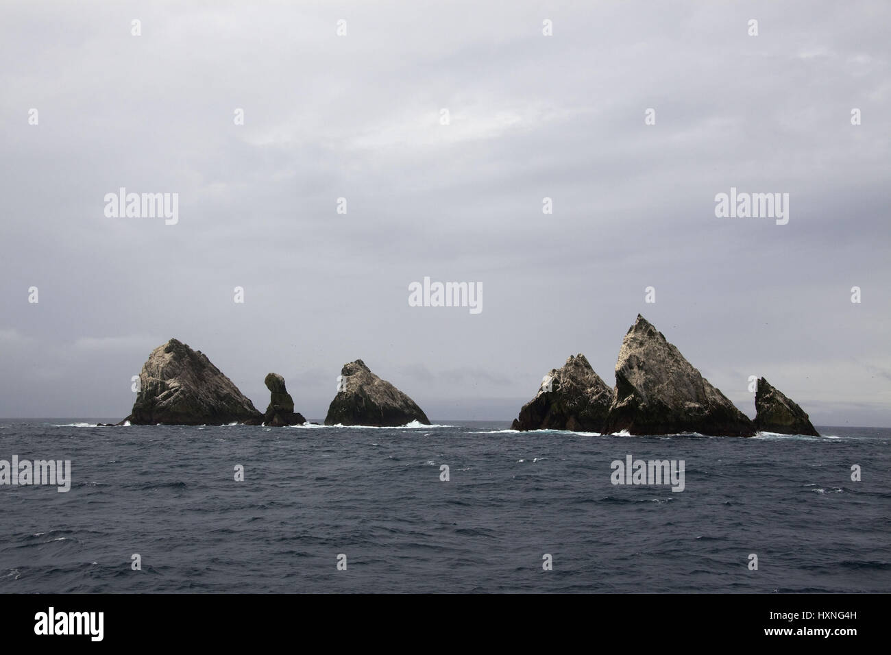Shag of rock the smallest subantarktische island group consisting of ...