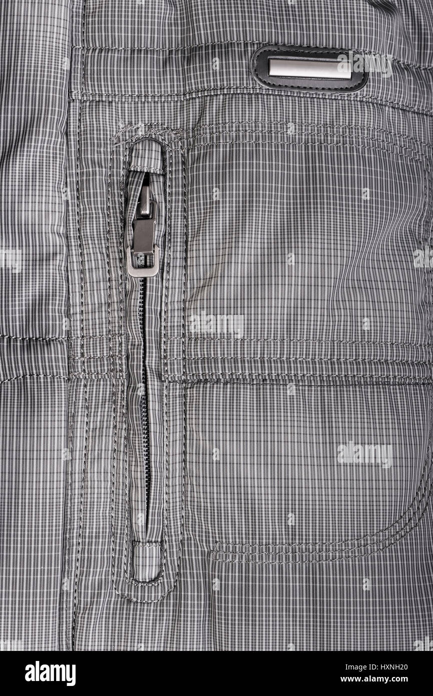 Clothes with zipper Stock Photo - Alamy