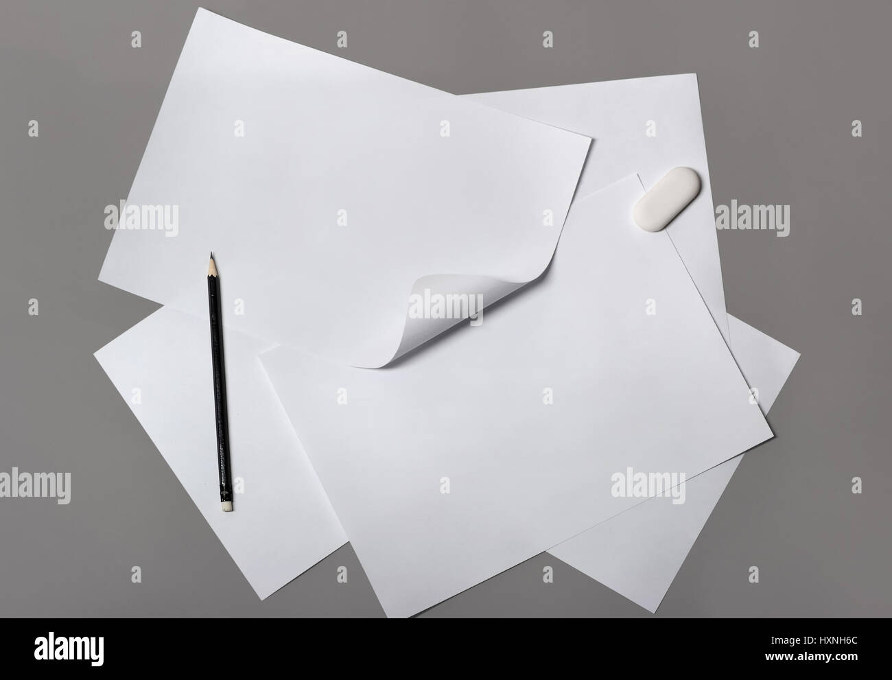 Stack paper report envelope on hi-res stock photography and images - Alamy