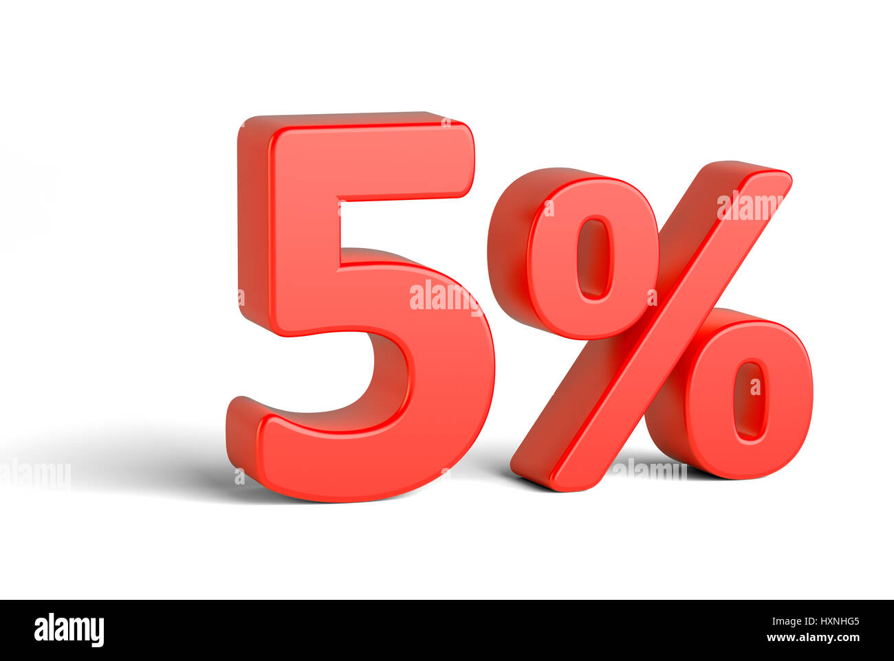 red-five-percent-sign-on-white-background-stock-photo-alamy