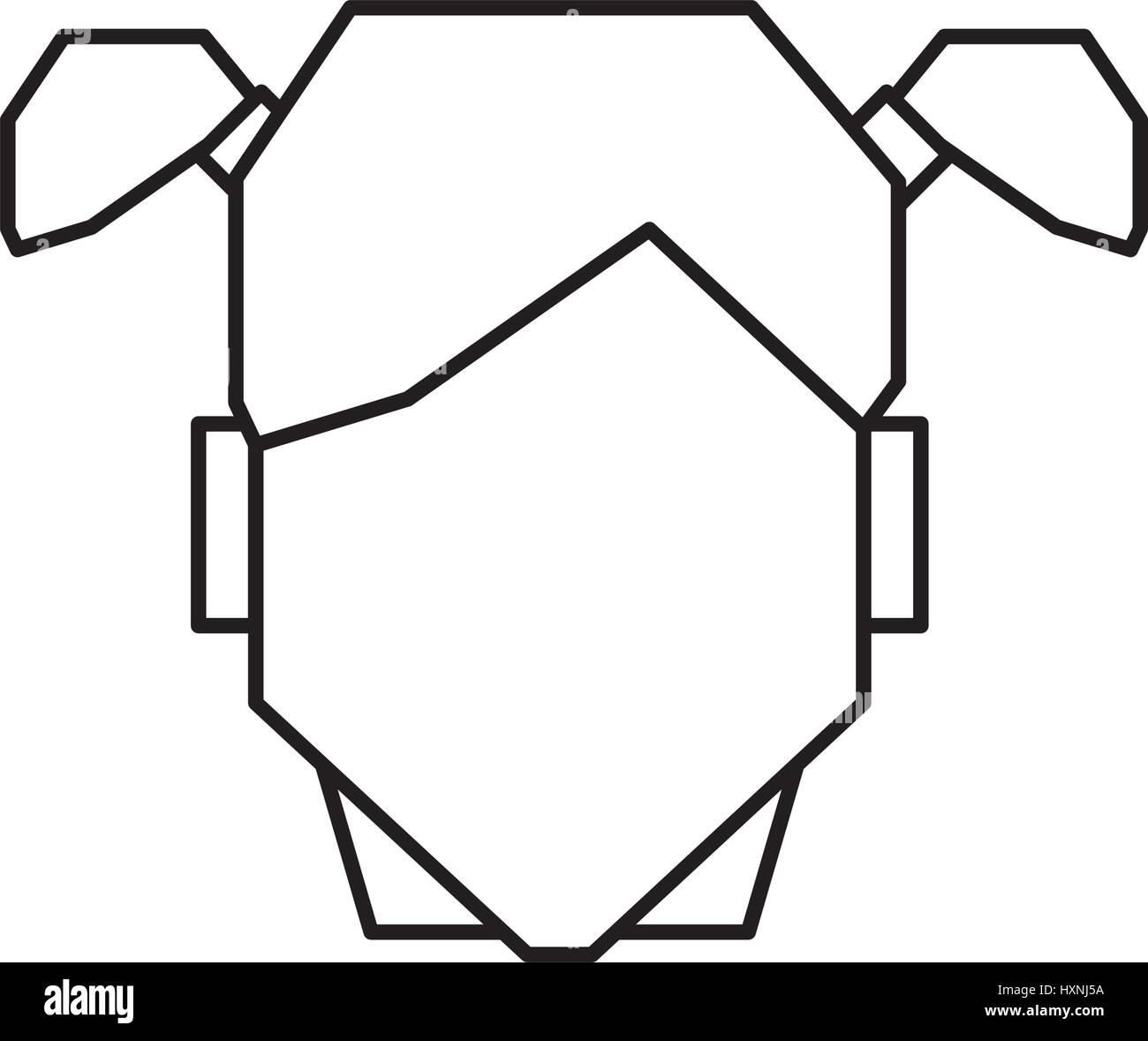 Woman faceless profile vector illustration graphic design Stock Vector ...